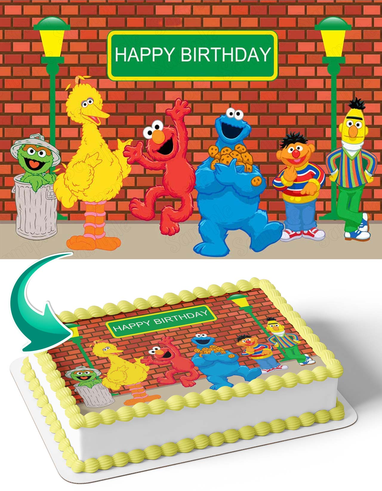 elmo cake topper 1