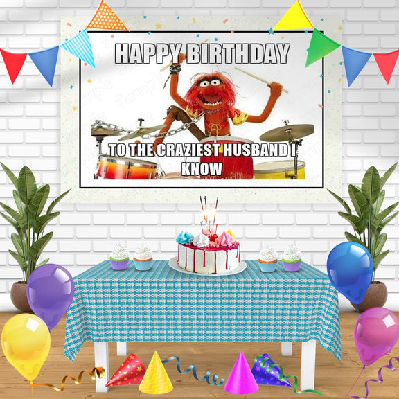 Animal Muppet Meme Bn Birthday Banner Personalized Party Backdrop Deco ...