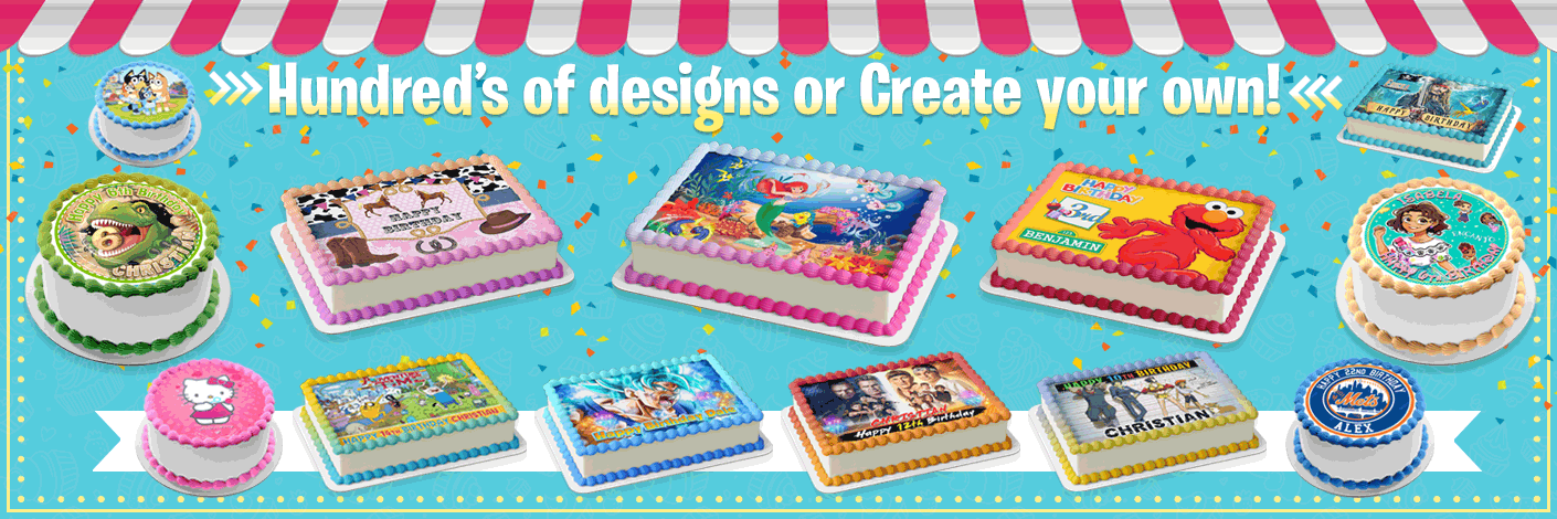 Edible Cake Toppers, Custom Edible Cake Images, Edible Prints Images ...