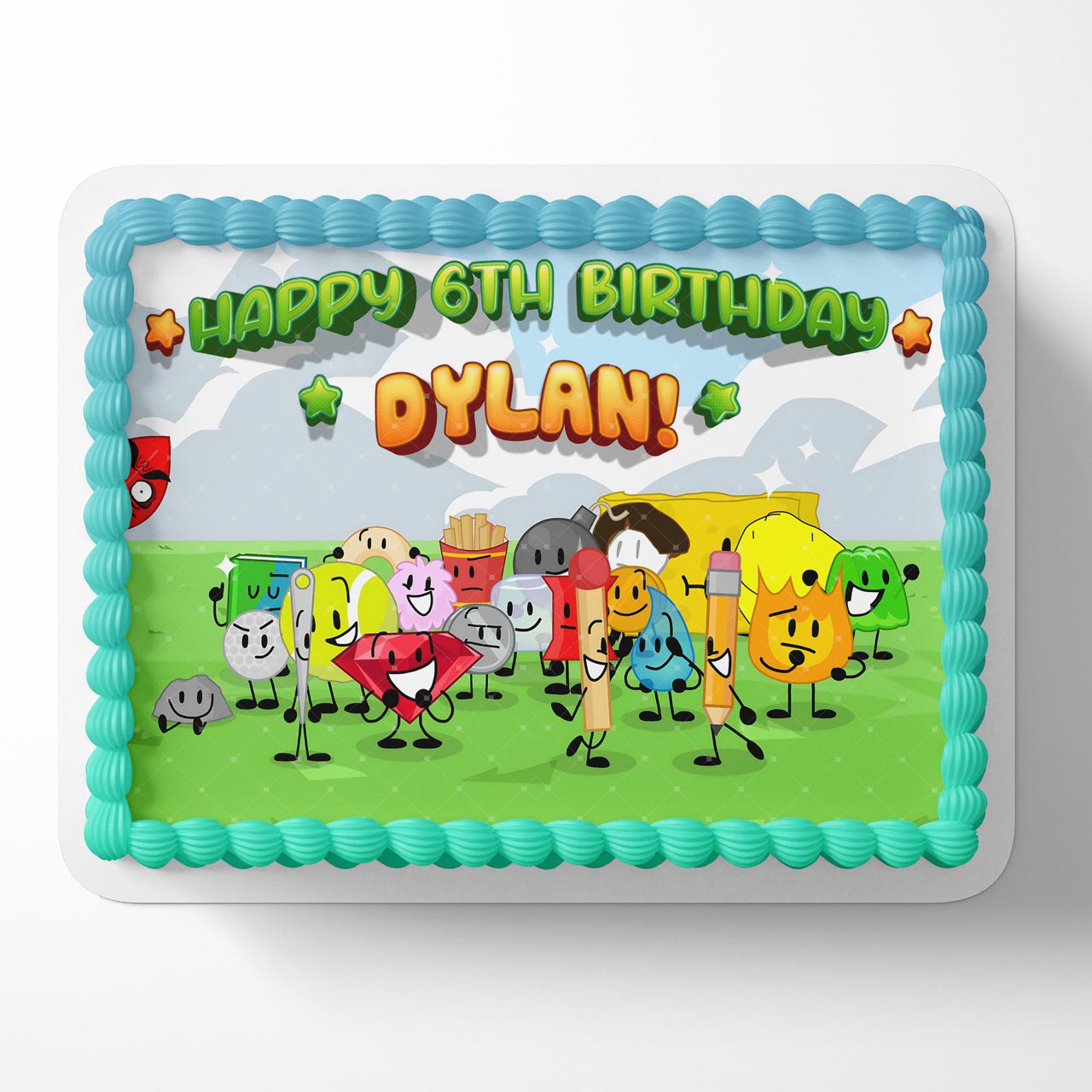 Battle for Dream Island Again Edible Cake Toppers – Ediblecaketopper