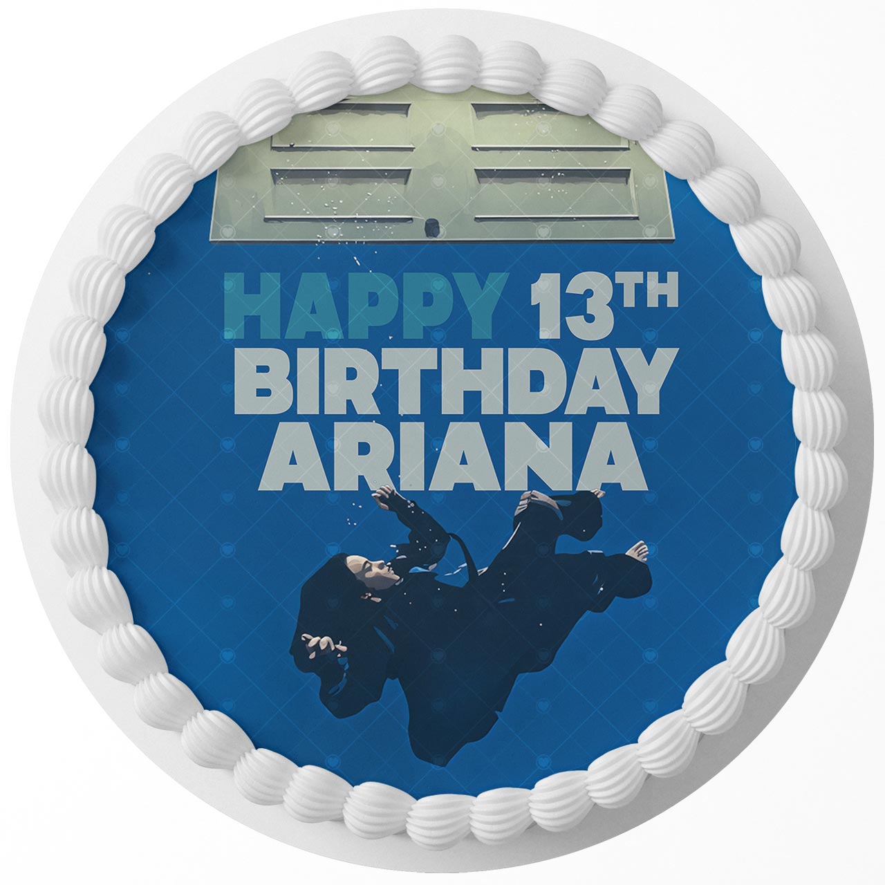 Billie Eilish Hit Me Hard and Soft Edible Cake Toppers Round ...