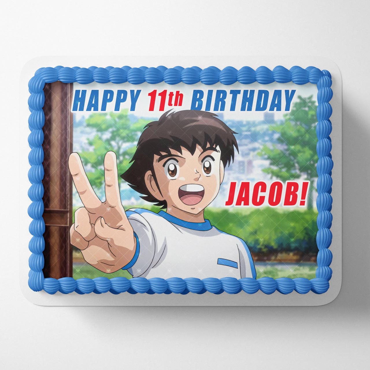 Captain Tsubasa Oliver Atom Tsubasa Oozora Anime Edible Cake Toppers ...