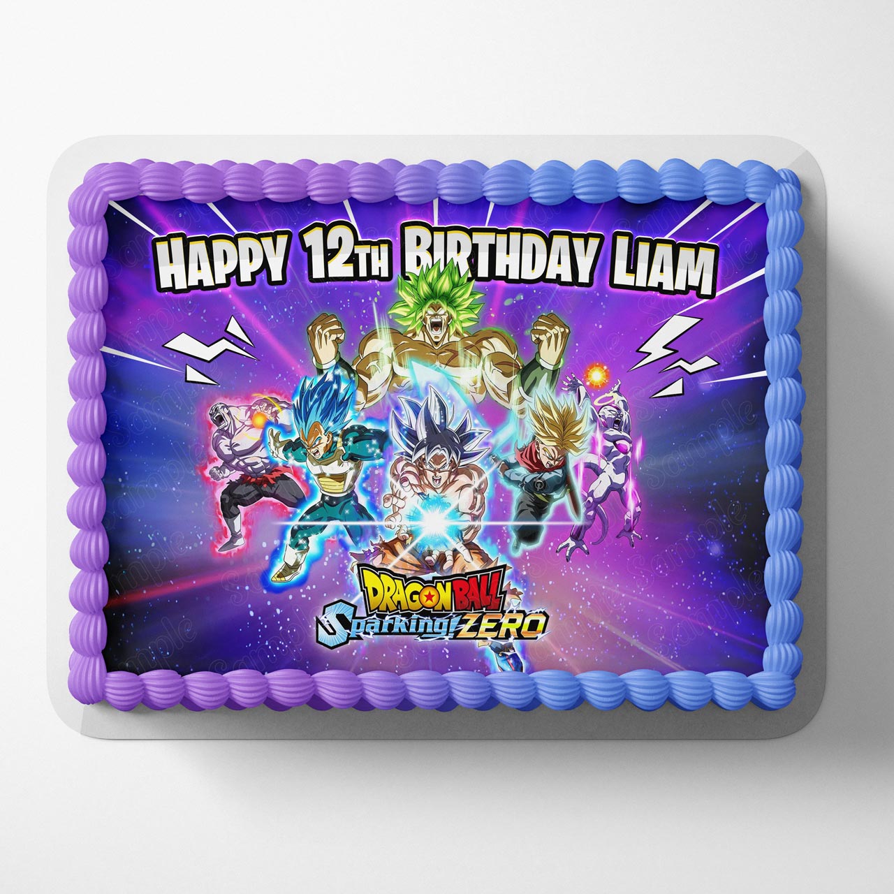 DRAGON BALL Sparking ZERO Edible Cake Toppers – Ediblecaketopper