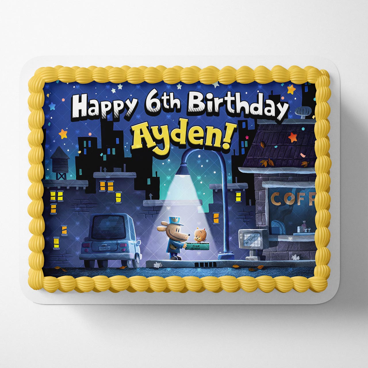 Dog Man Movie 2025 Edible Cake Toppers – Ediblecaketopper