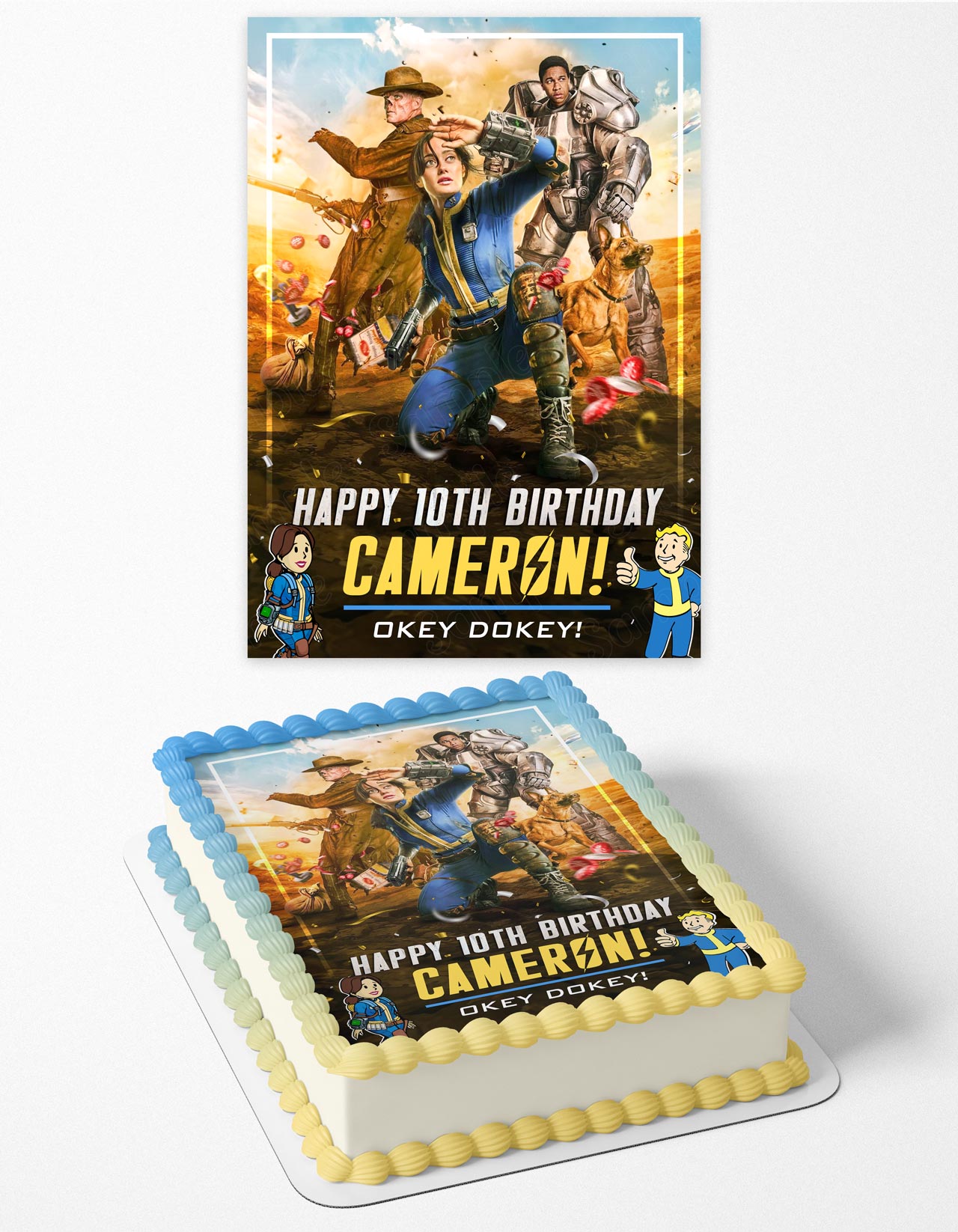Fallout TV Series 2024 Edible Cake Toppers – Ediblecaketopper