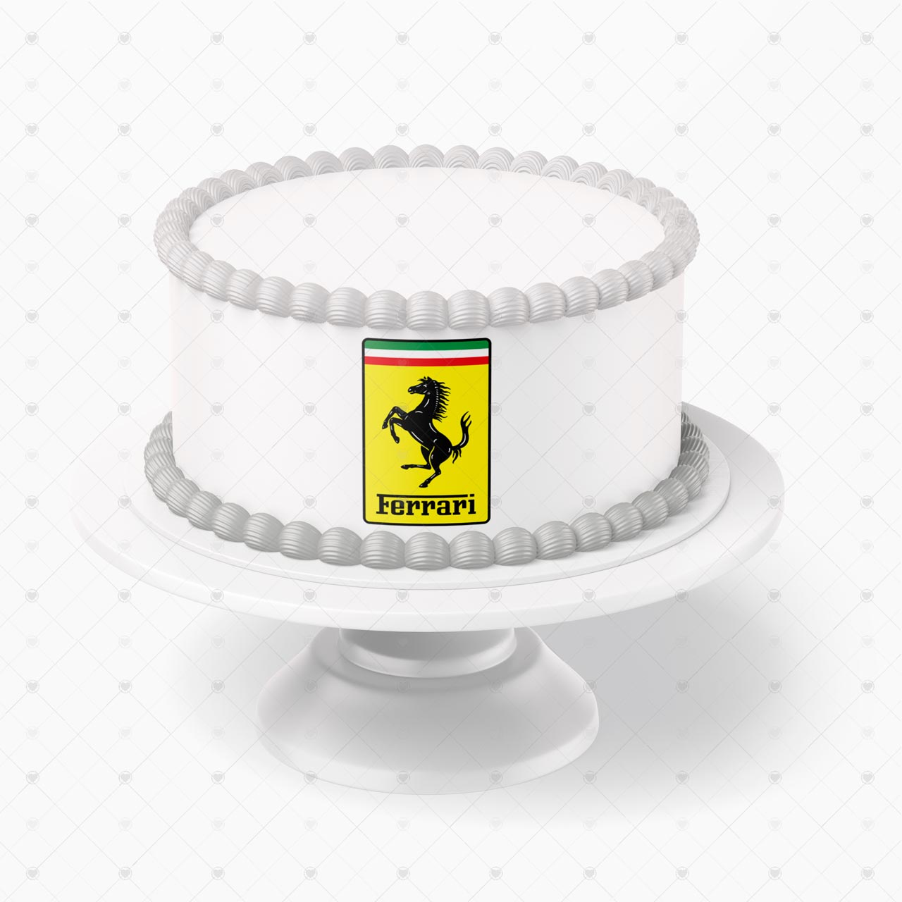 Ferrari logo Edible Cake Toppers Logos – Ediblecaketopper