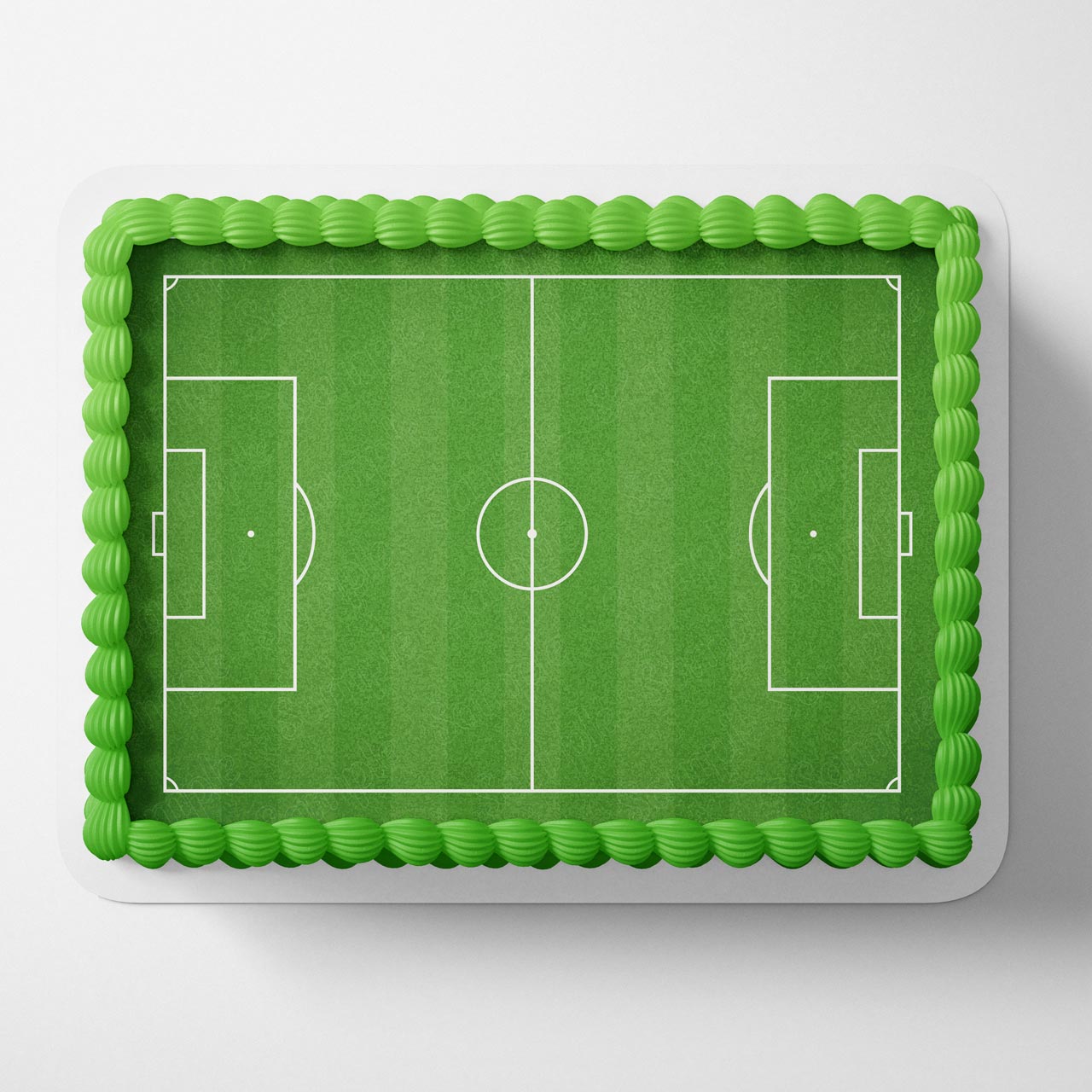 Football Soccer Field Edible Cake Toppers – Ediblecaketopper