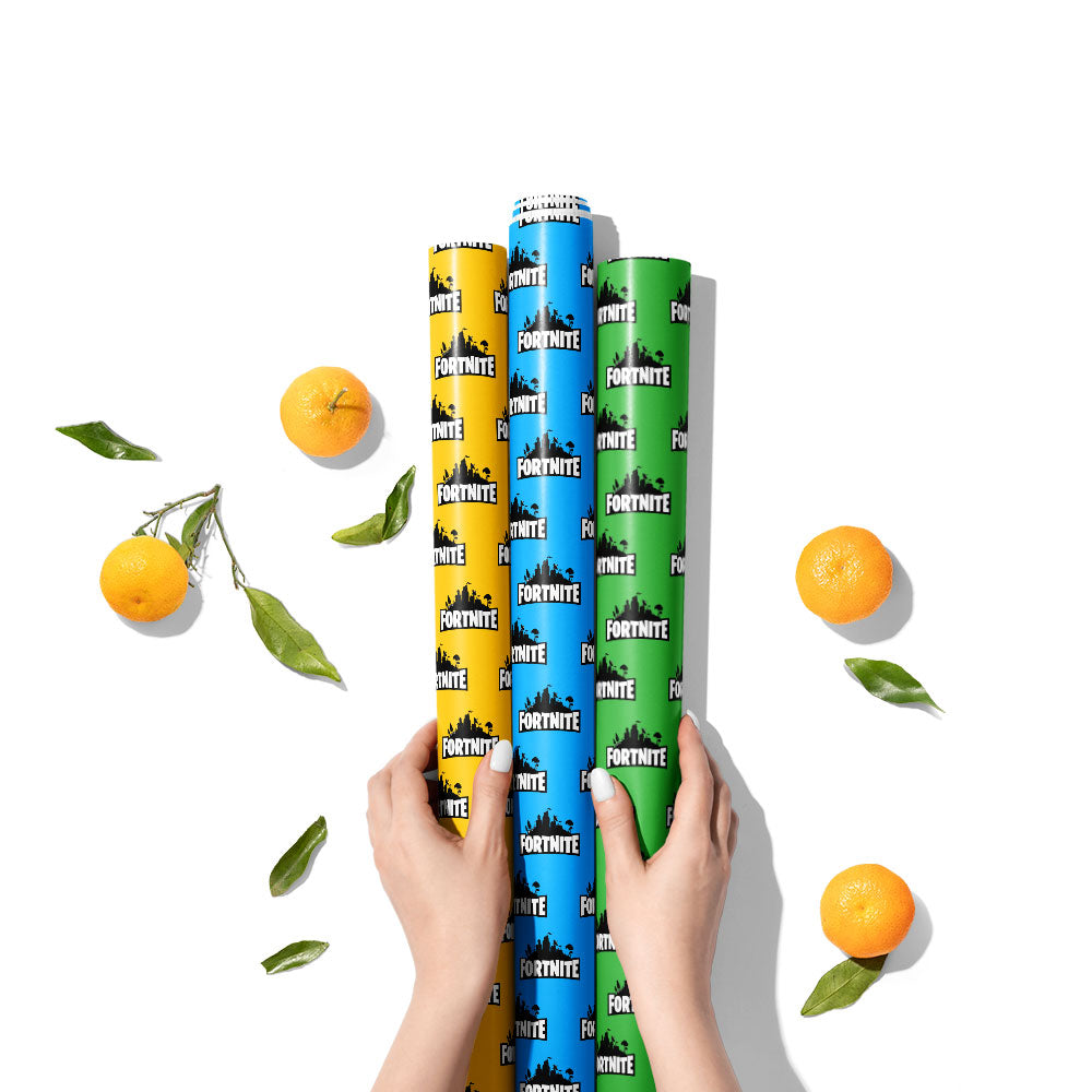 Fortnite Battle Royale Gamers Gift Wrapping Paper – Ediblecaketopper
