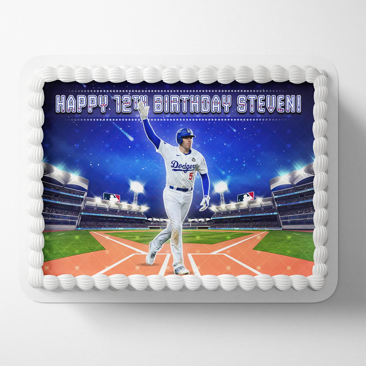 Freddie Freeman LA Dodgers Edible Cake Toppers – Ediblecaketopper