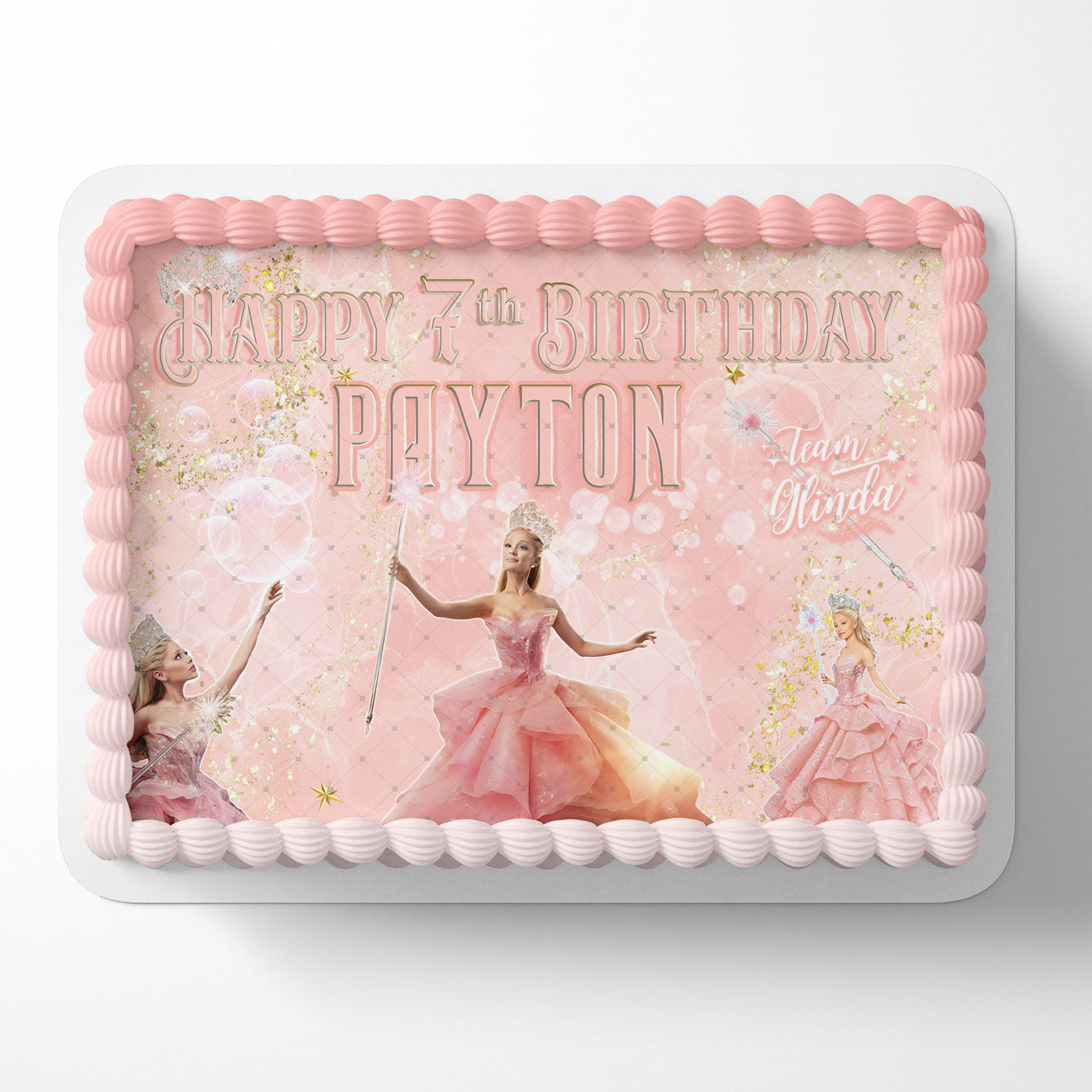 Glinda Team Princess Cute Edible Cake Toppers – Ediblecaketopper