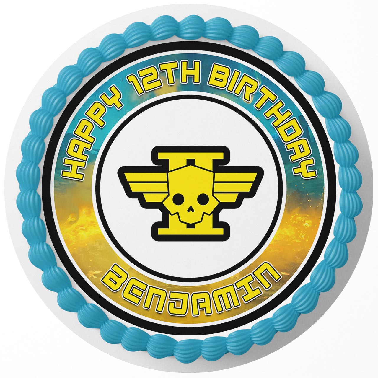 Helldivers 2 Rd Edible Cake Toppers Round – Ediblecaketopper