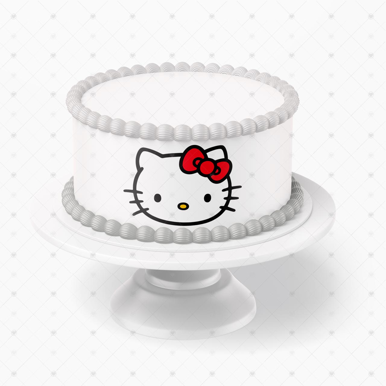 Hello Kitty Logo Edible Cake Toppers Logos – Ediblecaketopper