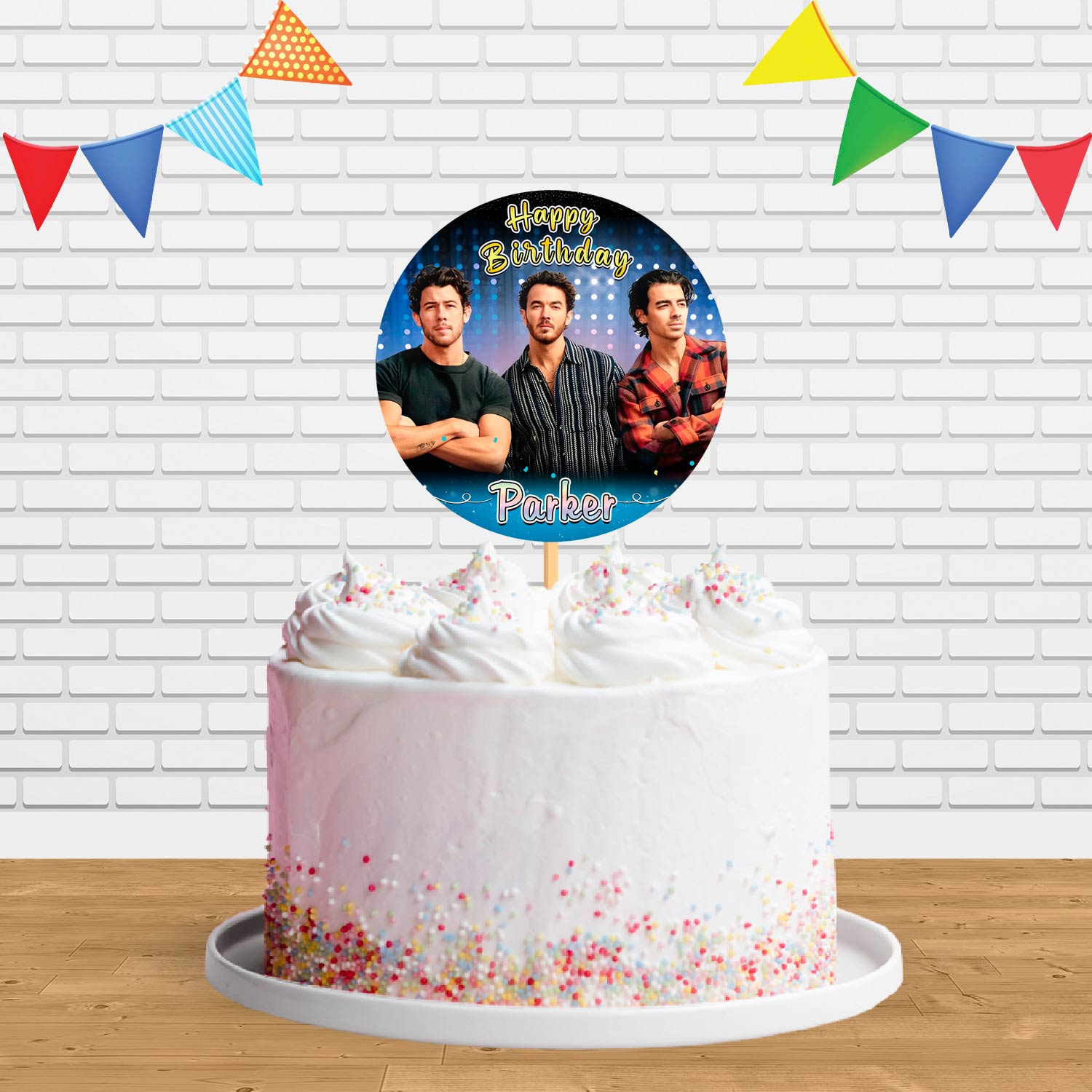 Jonas Brothers Ct Cake Topper Centerpiece Birthday Party Decorations – Ediblecaketopper