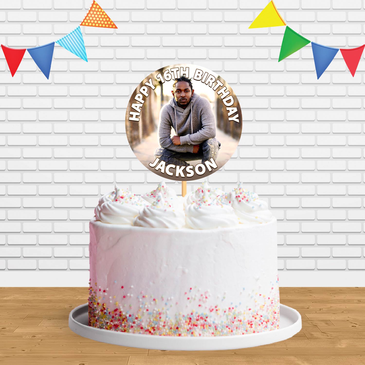 Kendrick Lamar Cake Topper Centerpiece Birthday Party Decorations – Ediblecaketopper