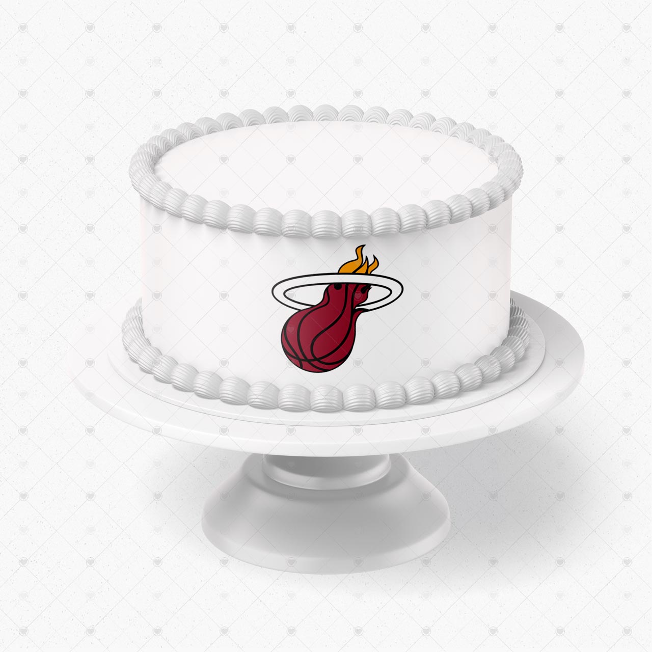 Miami Heat Logo Edible Cake Toppers Logos – Ediblecaketopper