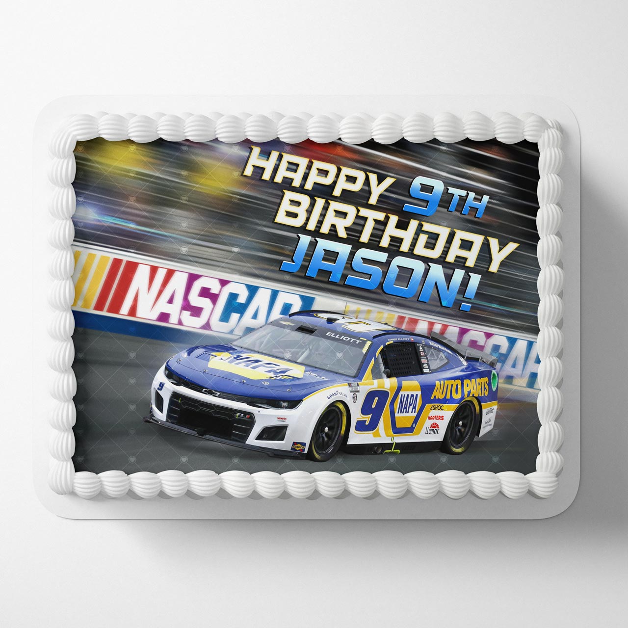 NASCAR Chase Elliott Hendrick Motorsports Chevrolet Edible Cake Toppers ...