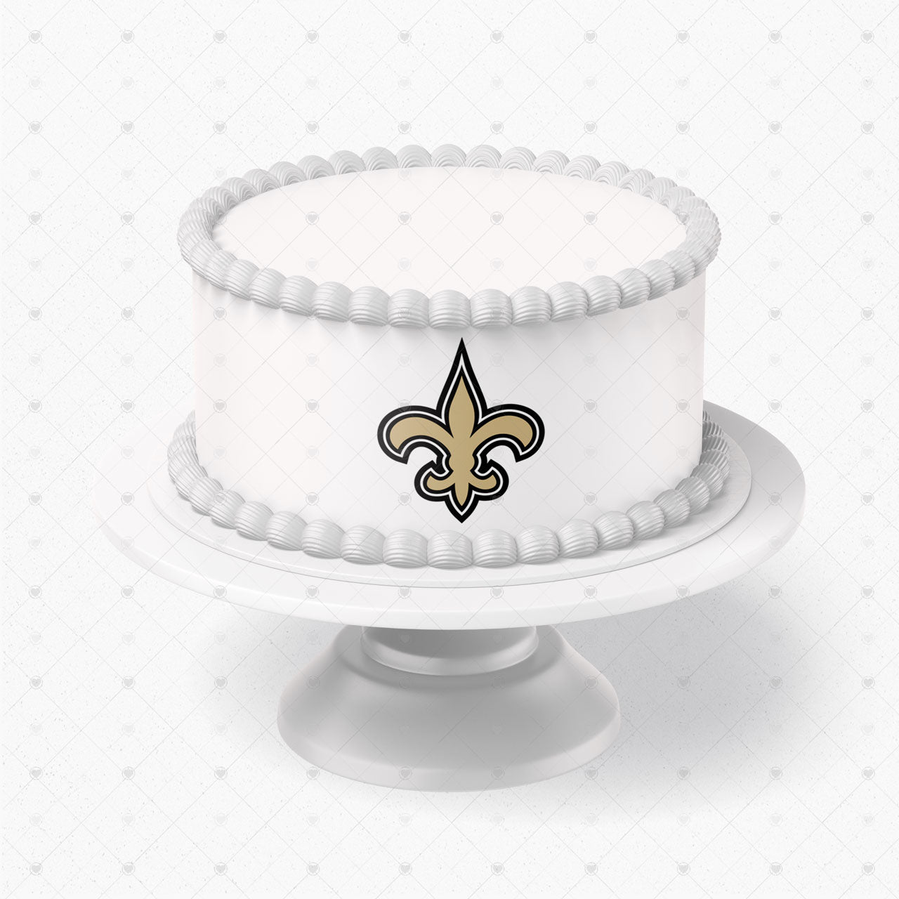 New Orleans Saints Logo Edible Cake Toppers Logos – Ediblecaketopper
