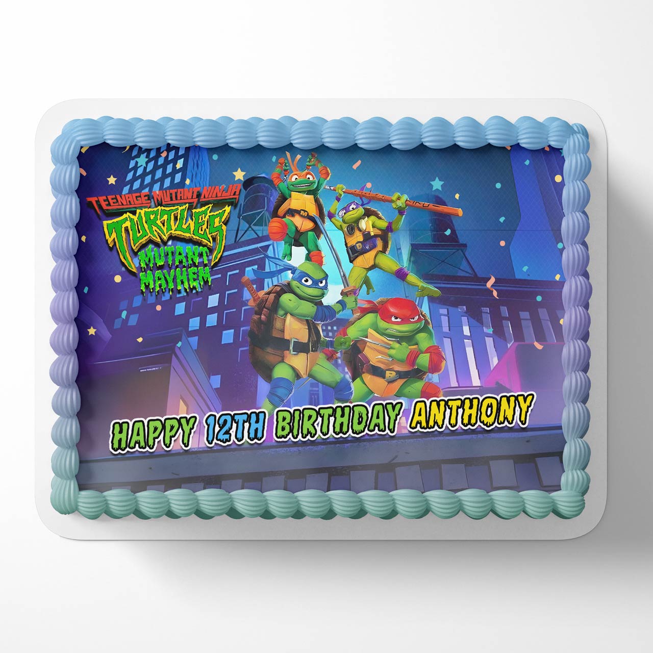 Ninja Turtles Kids Topper Teenage Edible Cake Toppers – Ediblecaketopper