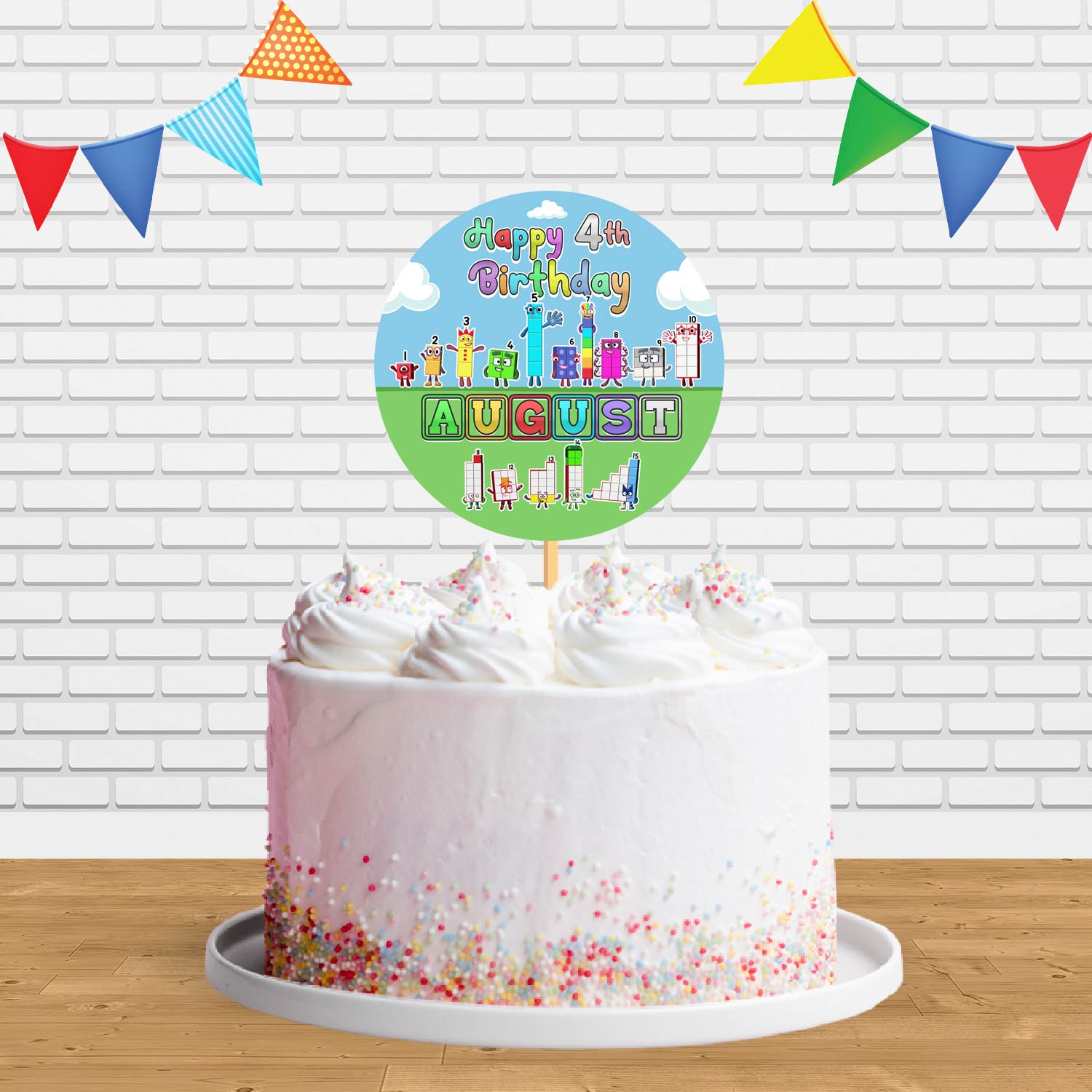 Numberblocks Cake Topper Centerpiece Birthday Party Decorations ...