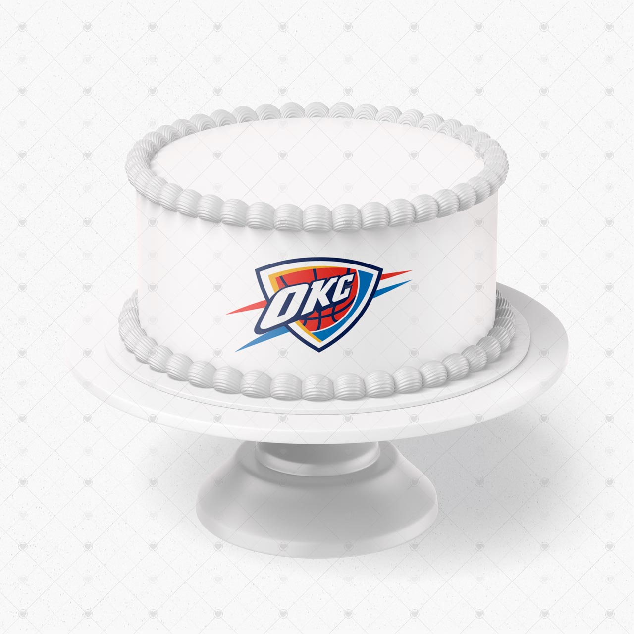 Oklahoma City Thunder Logo Edible Cake Toppers Logos – Ediblecaketopper