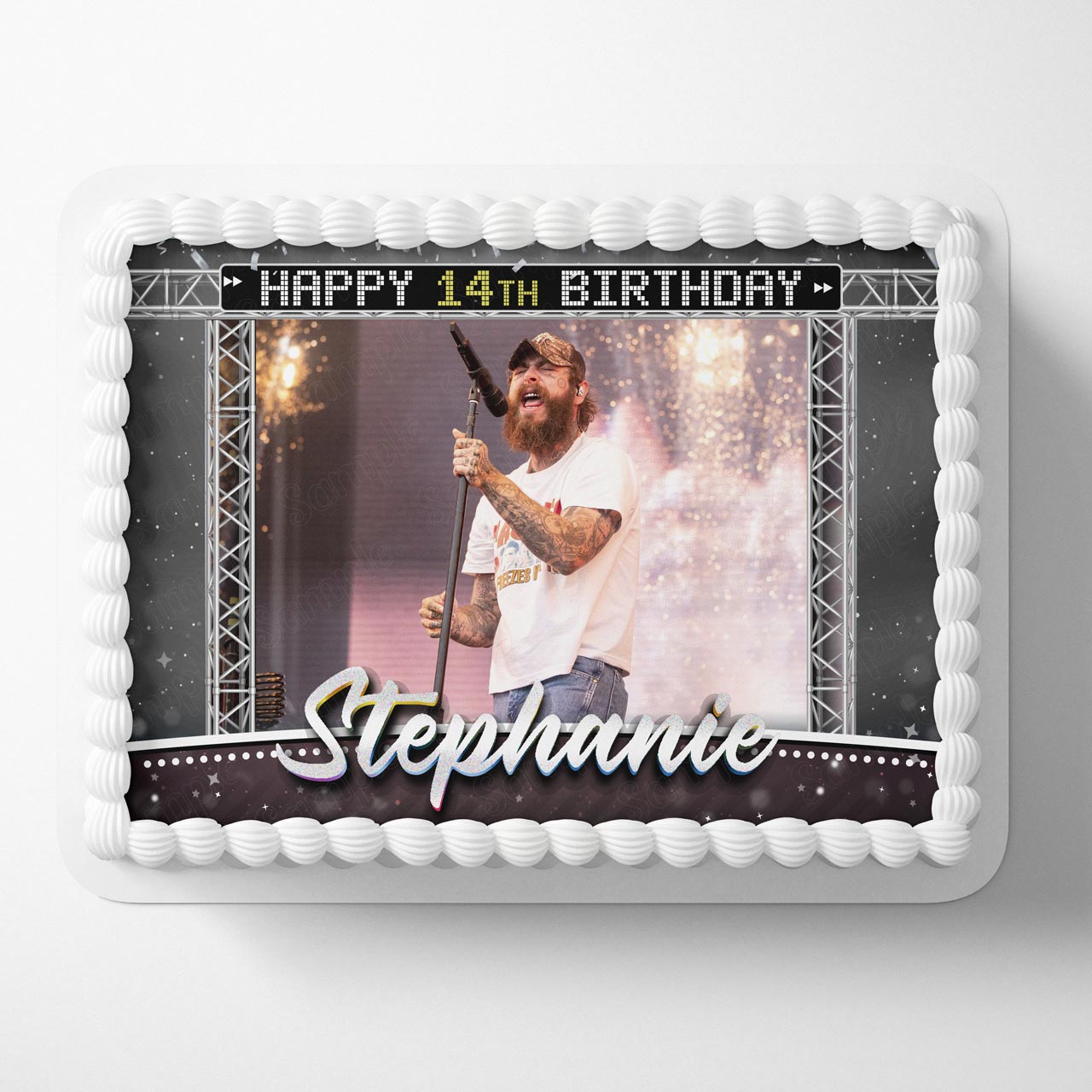 Post Malone Country Edible Cake Toppers – Ediblecaketopper