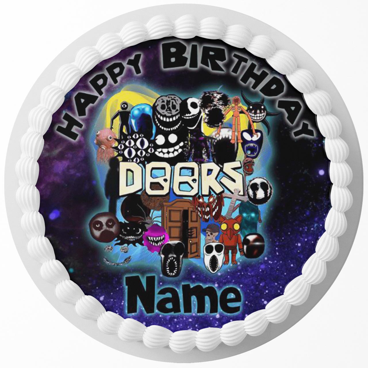 Roblox Doors R B Edible Cake Toppers Round – Ediblecaketopper