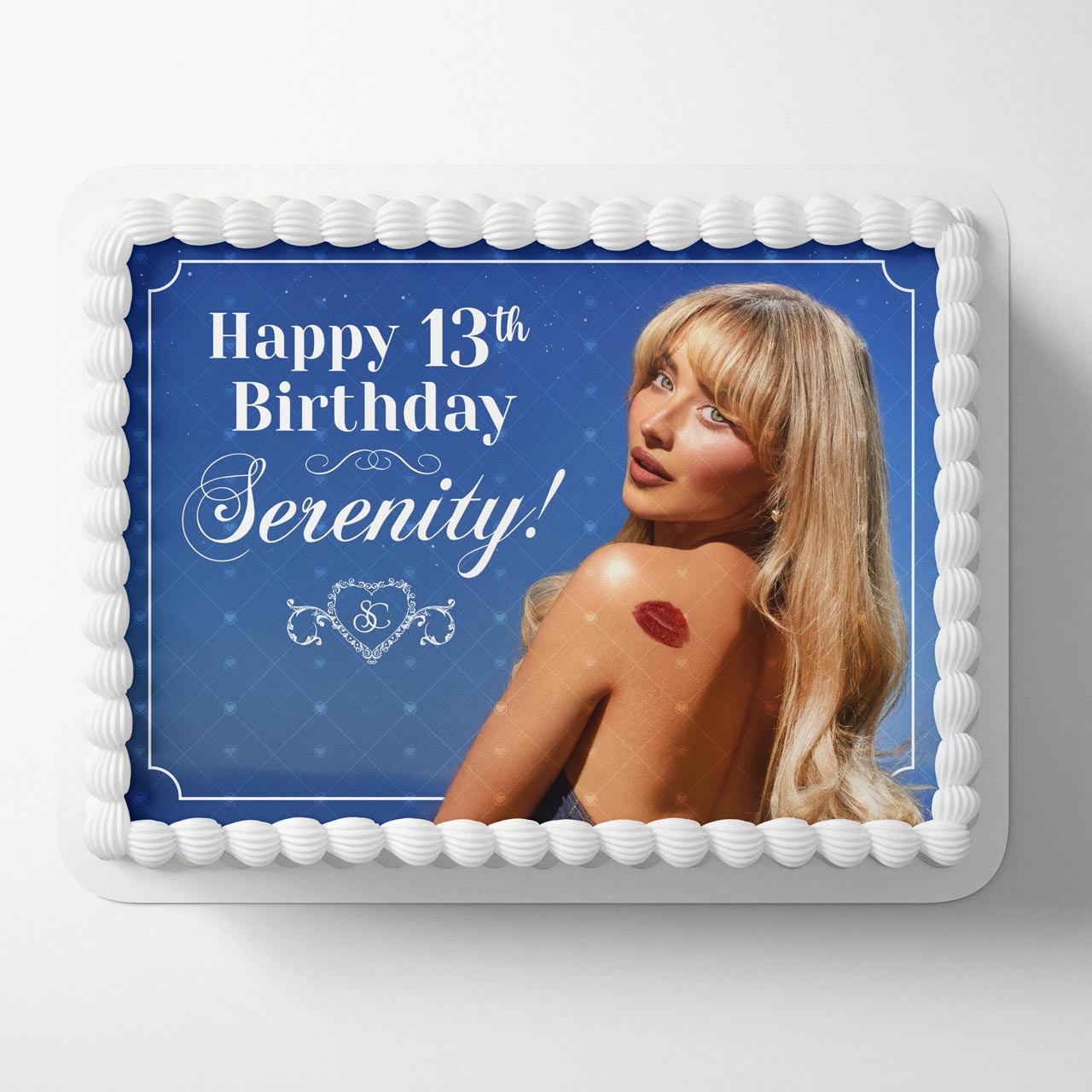 Sabrina Annlynn Carpenter Singer Edible Cake Toppers – Ediblecaketopper