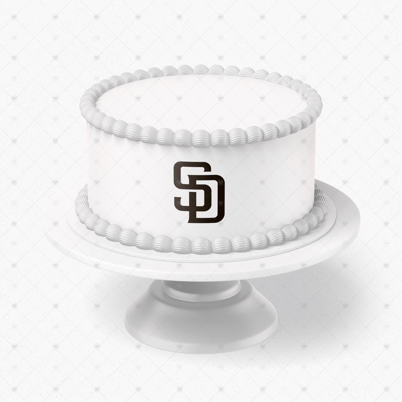 San Diego Padres Logo Edible Cake Toppers Logos – Ediblecaketopper