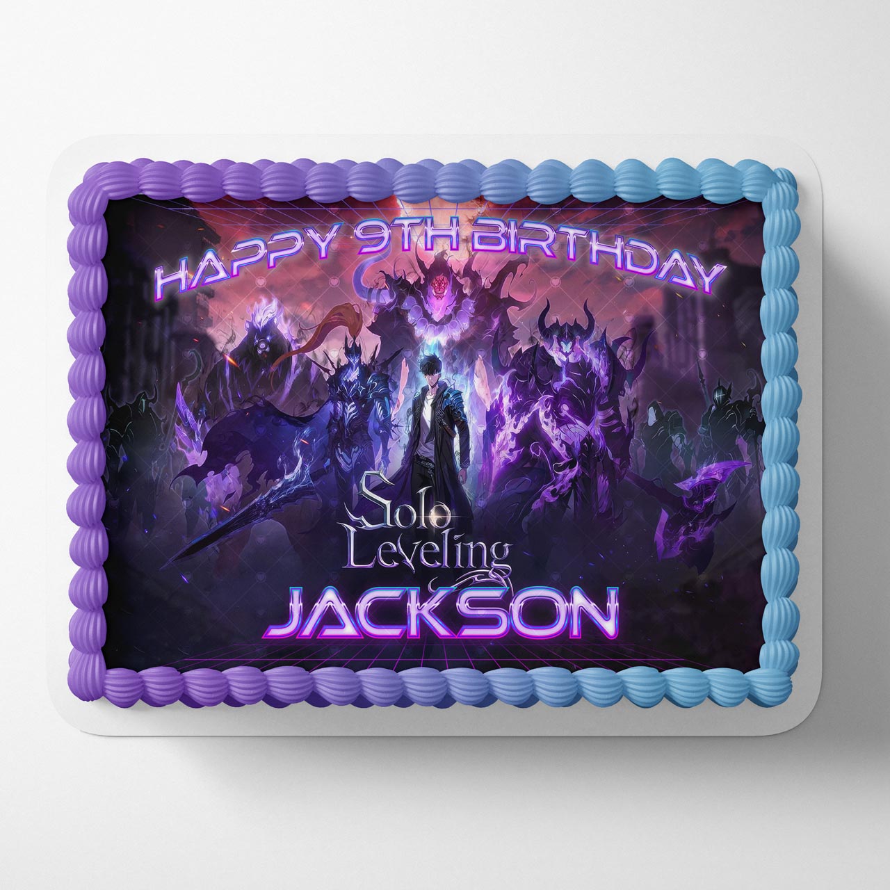 Solo Leveling Sung Jinwoo Edible Cake Toppers – Ediblecaketopper