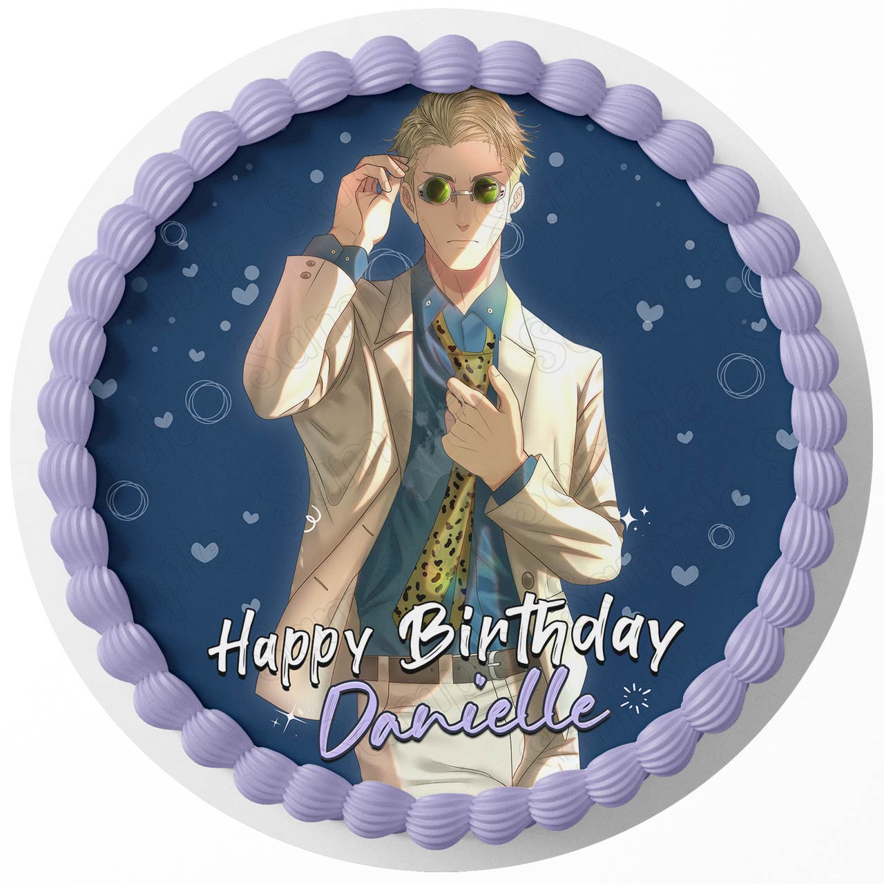 Nanami Kento Jujutsu Kaisen Edible Cake Toppers Round – Ediblecaketopper