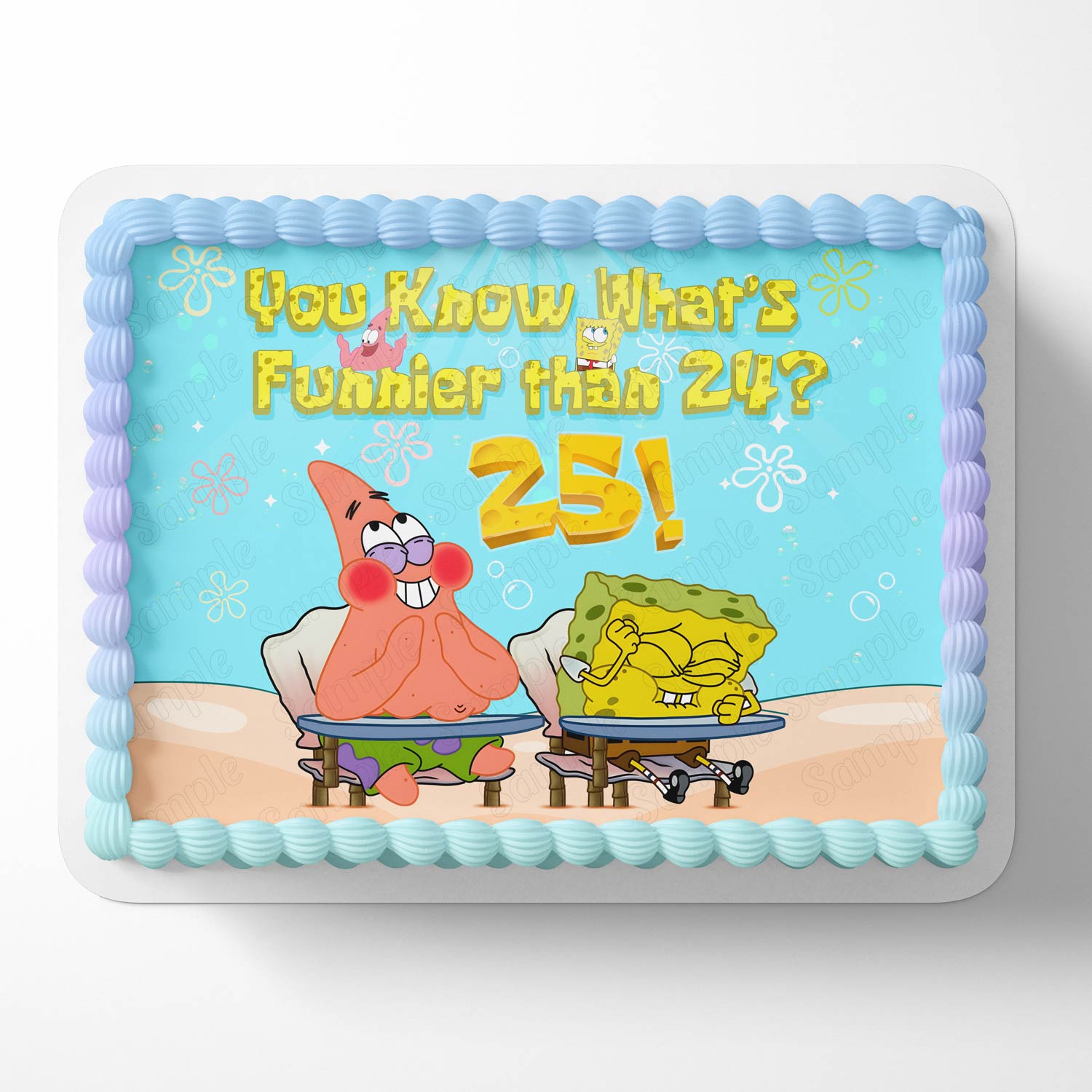 Spongebob Funnier Than 24 funny Edible Cake Toppers – Edible Cake ...
