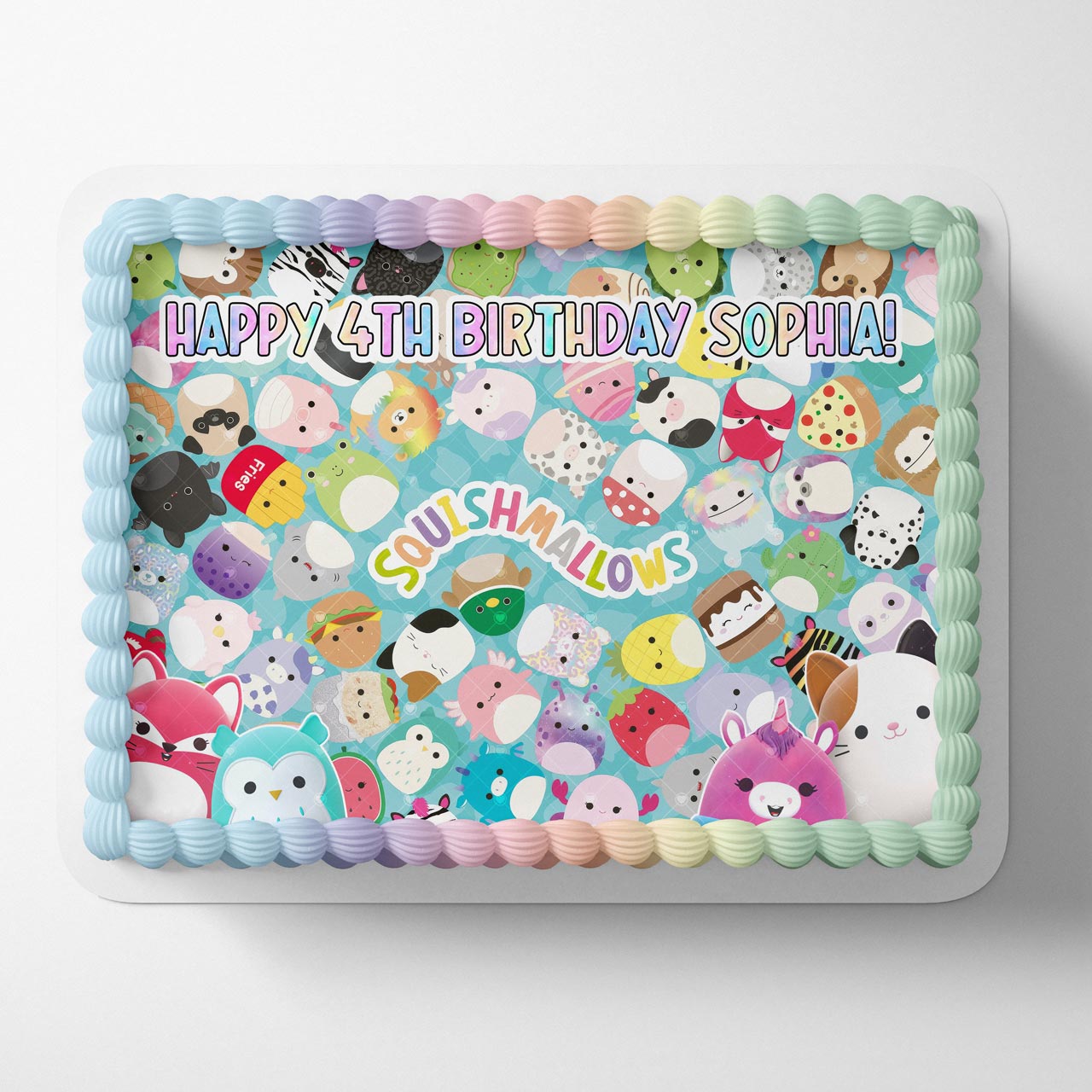 Squishmallows Kids Squish Edible Cake Toppers – Ediblecaketopper