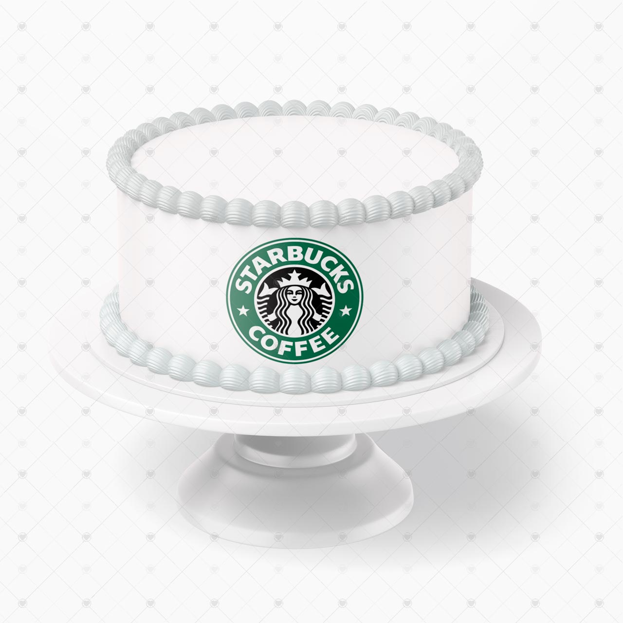 Starbucks Logo Coffee Edible Cake Toppers Logos – Ediblecaketopper