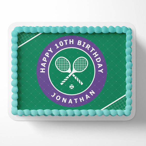 Wimbledon Tennis Edible Cake Toppers – Ediblecaketopper