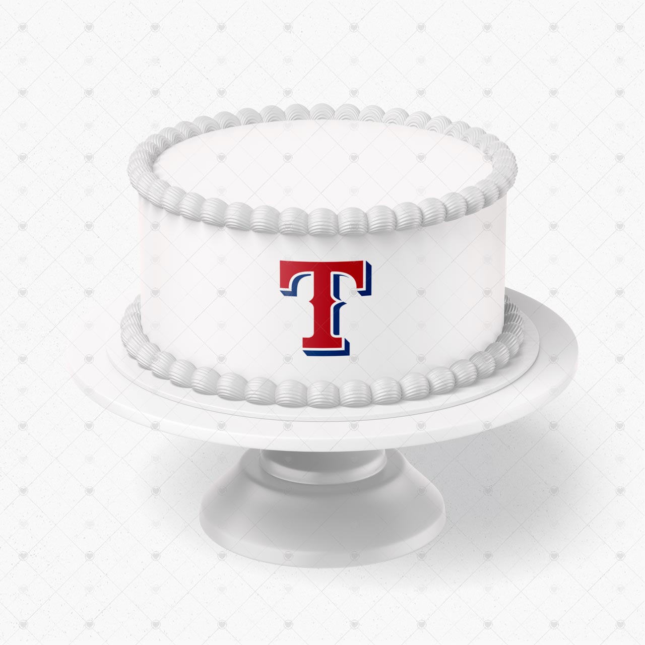 Texas Rangers Logo Edible Cake Toppers Logos – Ediblecaketopper