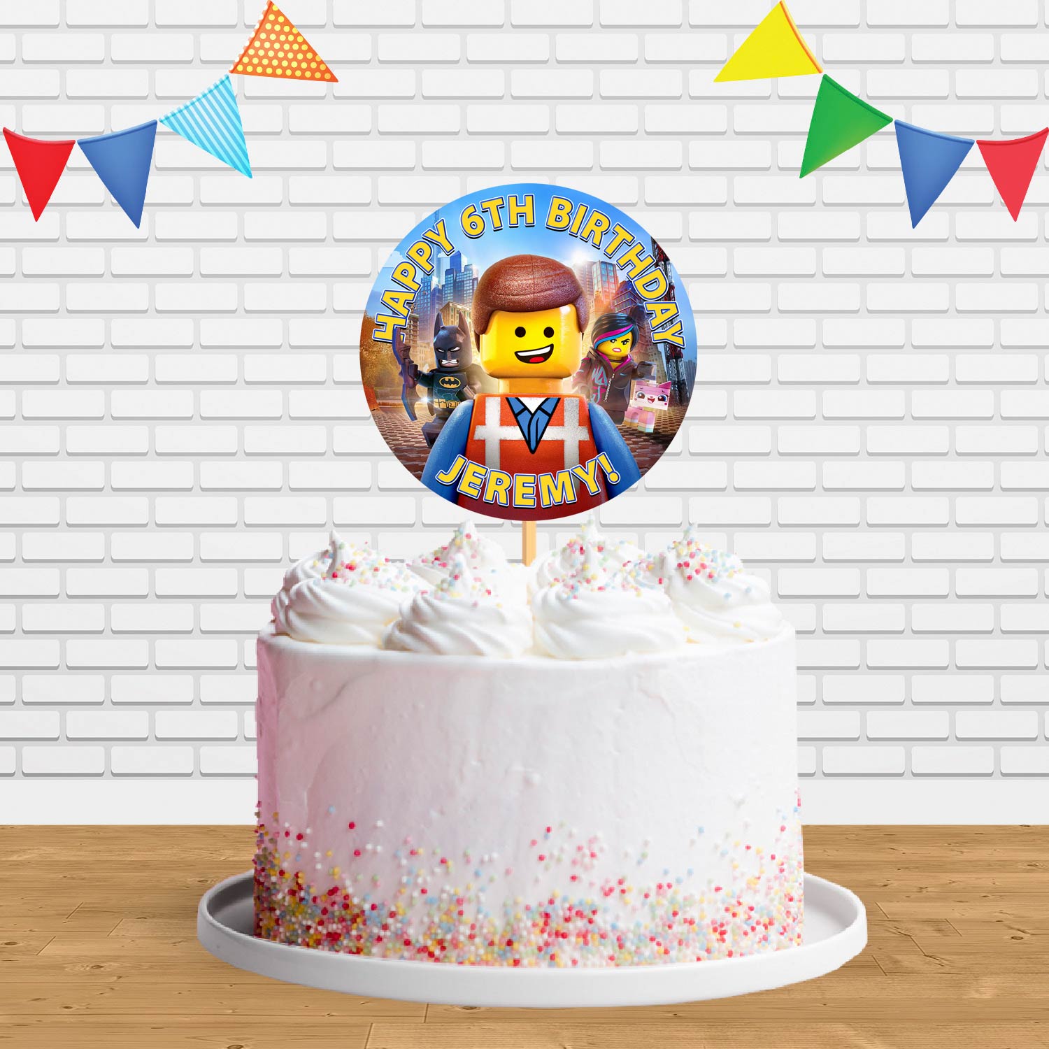 The Lego Movie Cake Topper Centerpiece Birthday Party Decorations ...