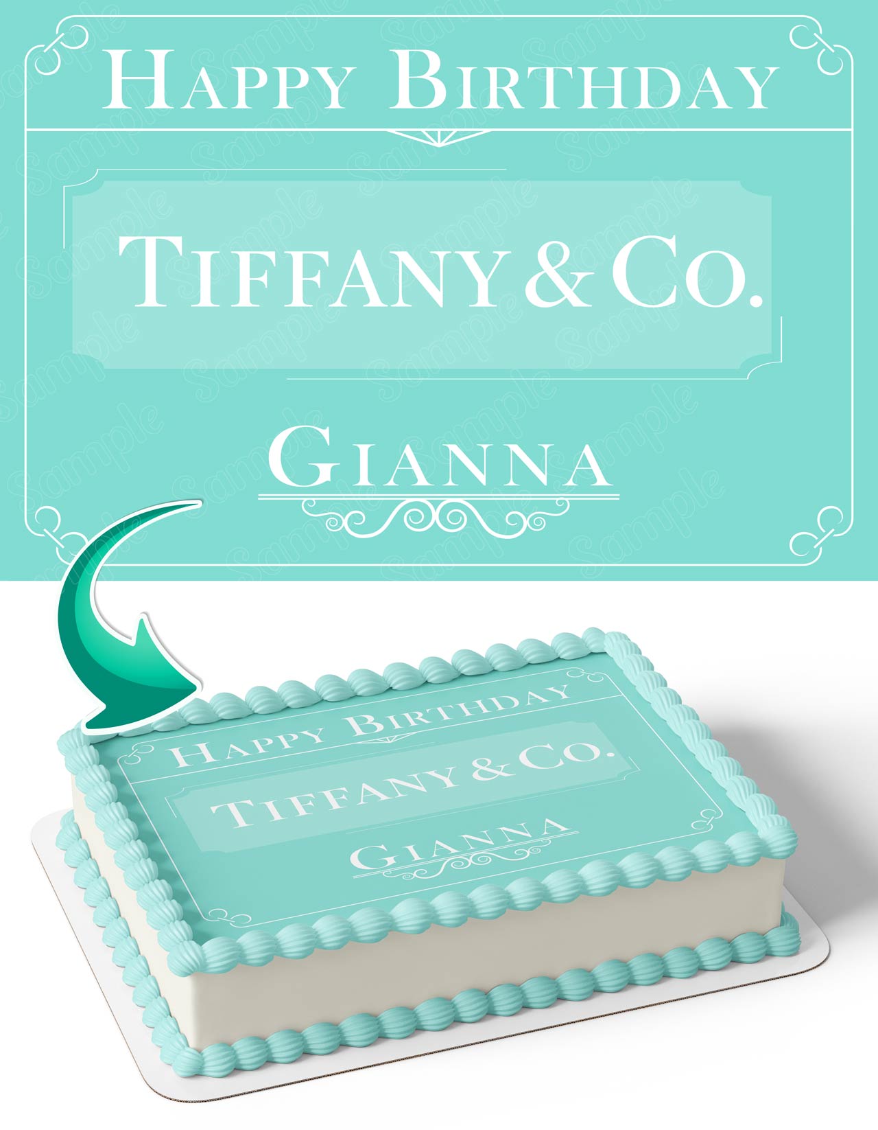 Tiffany and Co Edible Cake Toppers – Ediblecaketopper