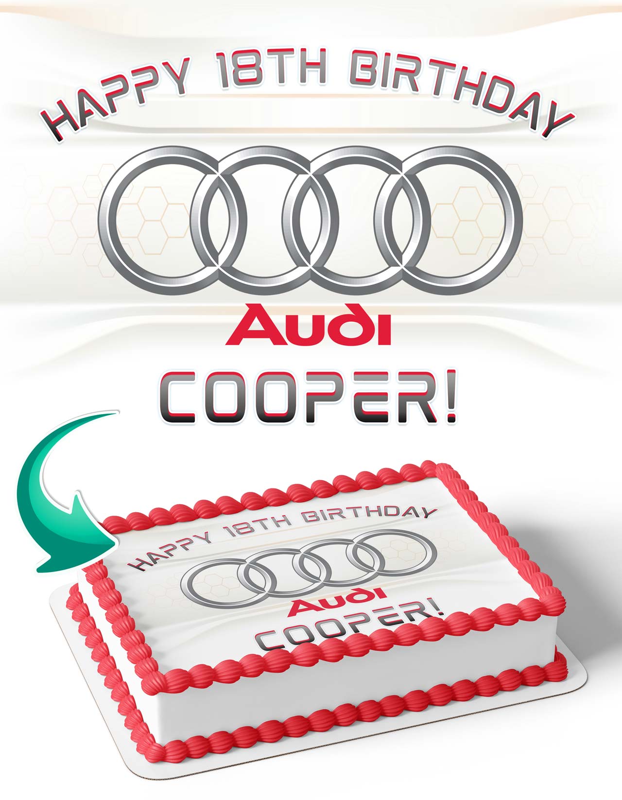 Audi Edible Cake Toppers – Ediblecaketopper