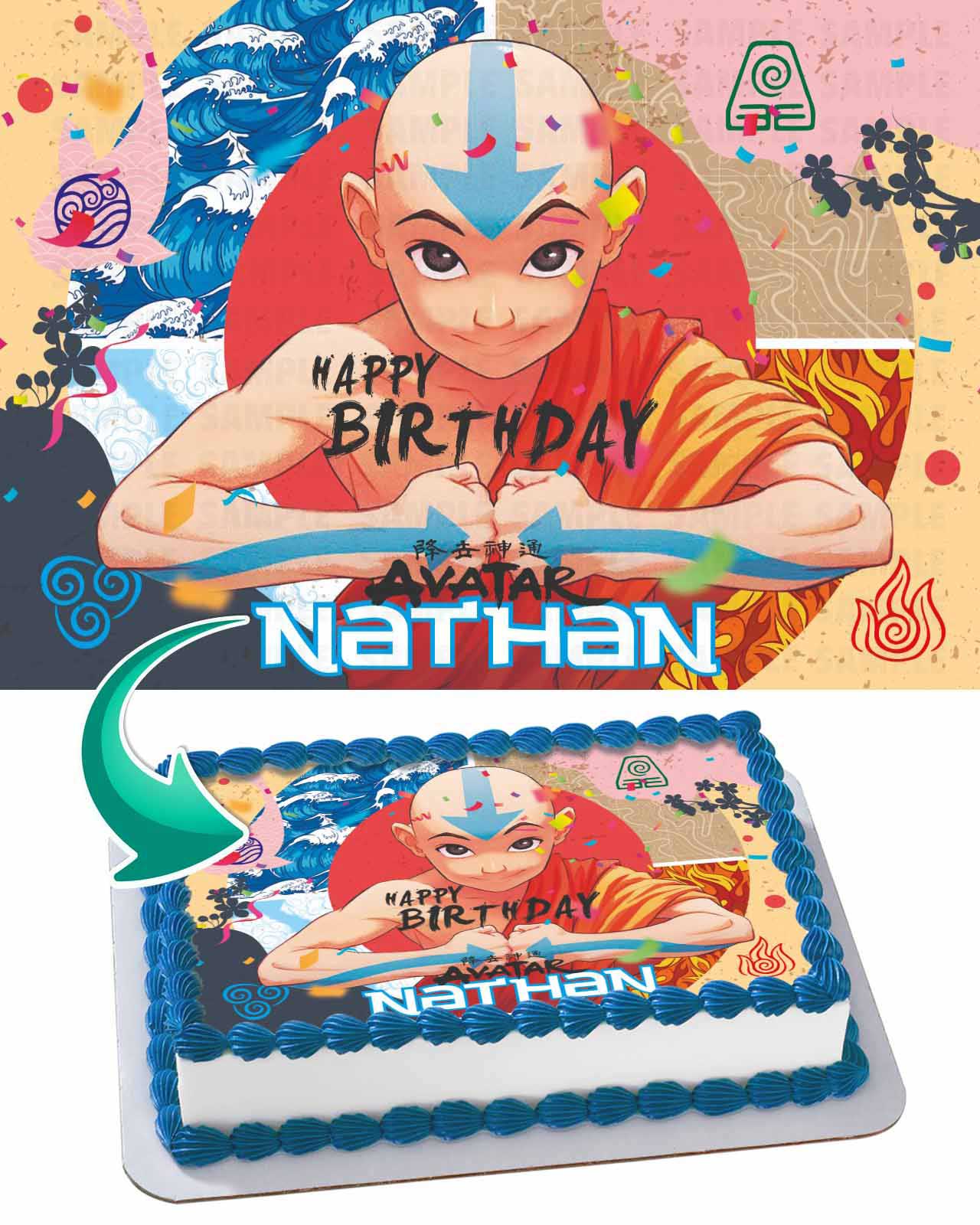 Avatar The Last Airbender Edible Cake Toppers – Ediblecaketopper