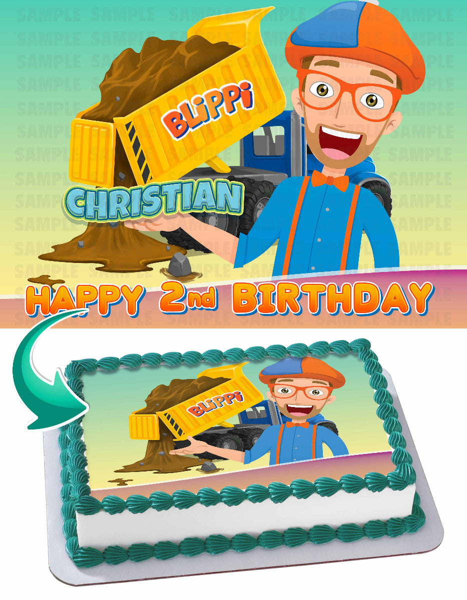 Blippi 2 Edible Cake Toppers – Ediblecaketopper