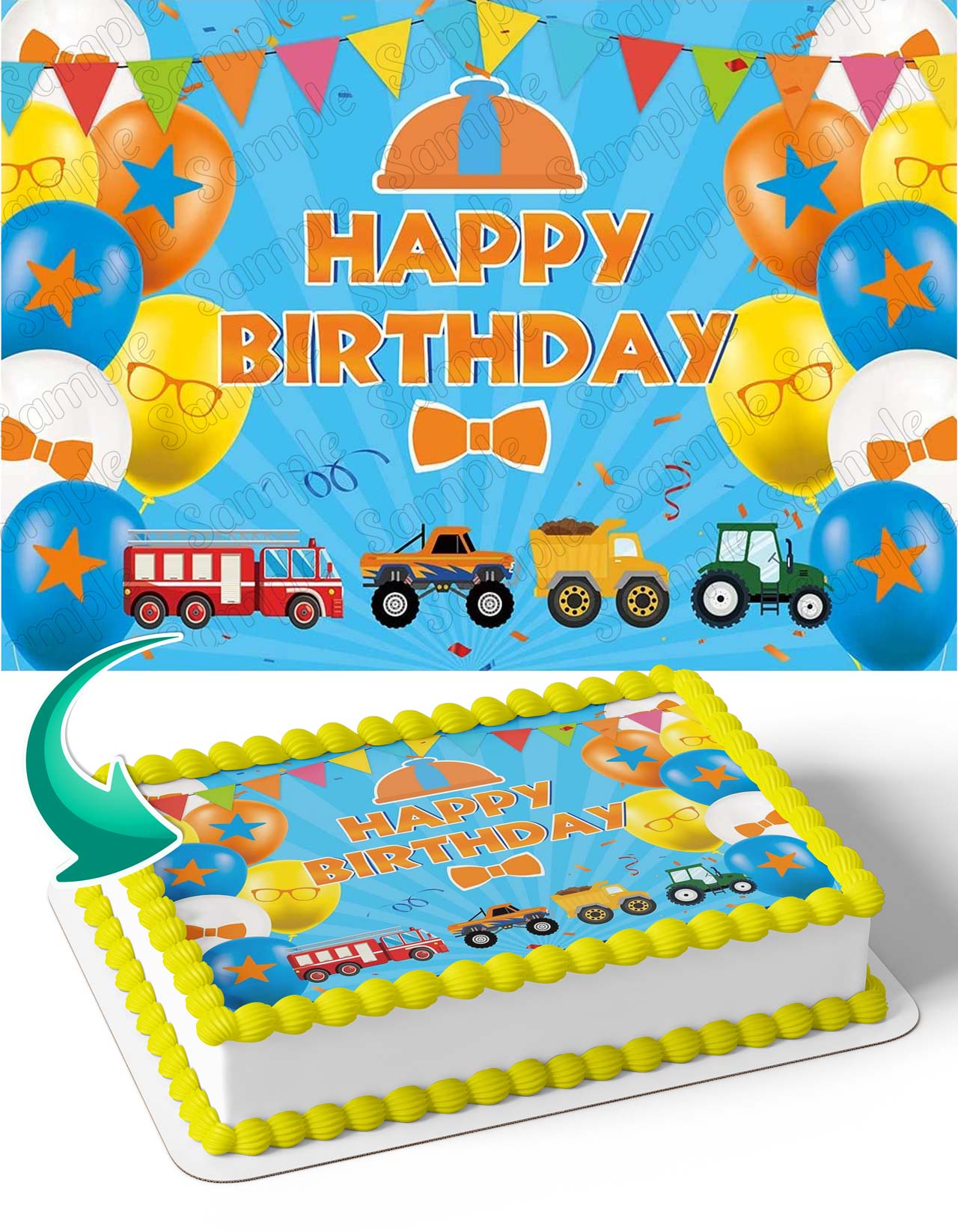 Blippi Kids Learning Games Edible Cake Toppers – Edible Cake Topper Corp Blippi Kids Learning Games Edible Cake Toppers – Edible Cake Topper Corp