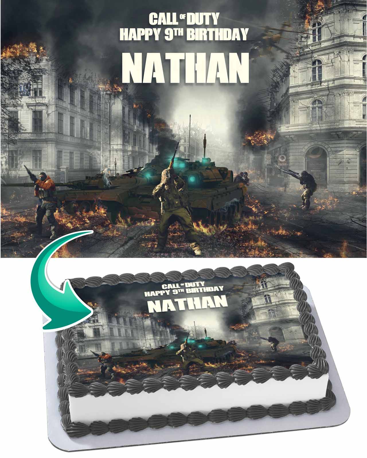 Call Of Duty Mobile Edible Cake Toppers – Ediblecaketopper