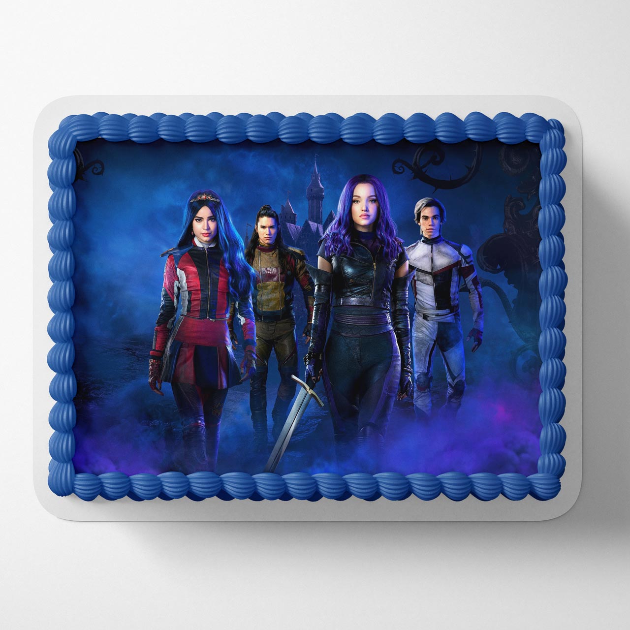 Descendants TDS Edible Cake Topper | Personalized Frosting Sheet ...