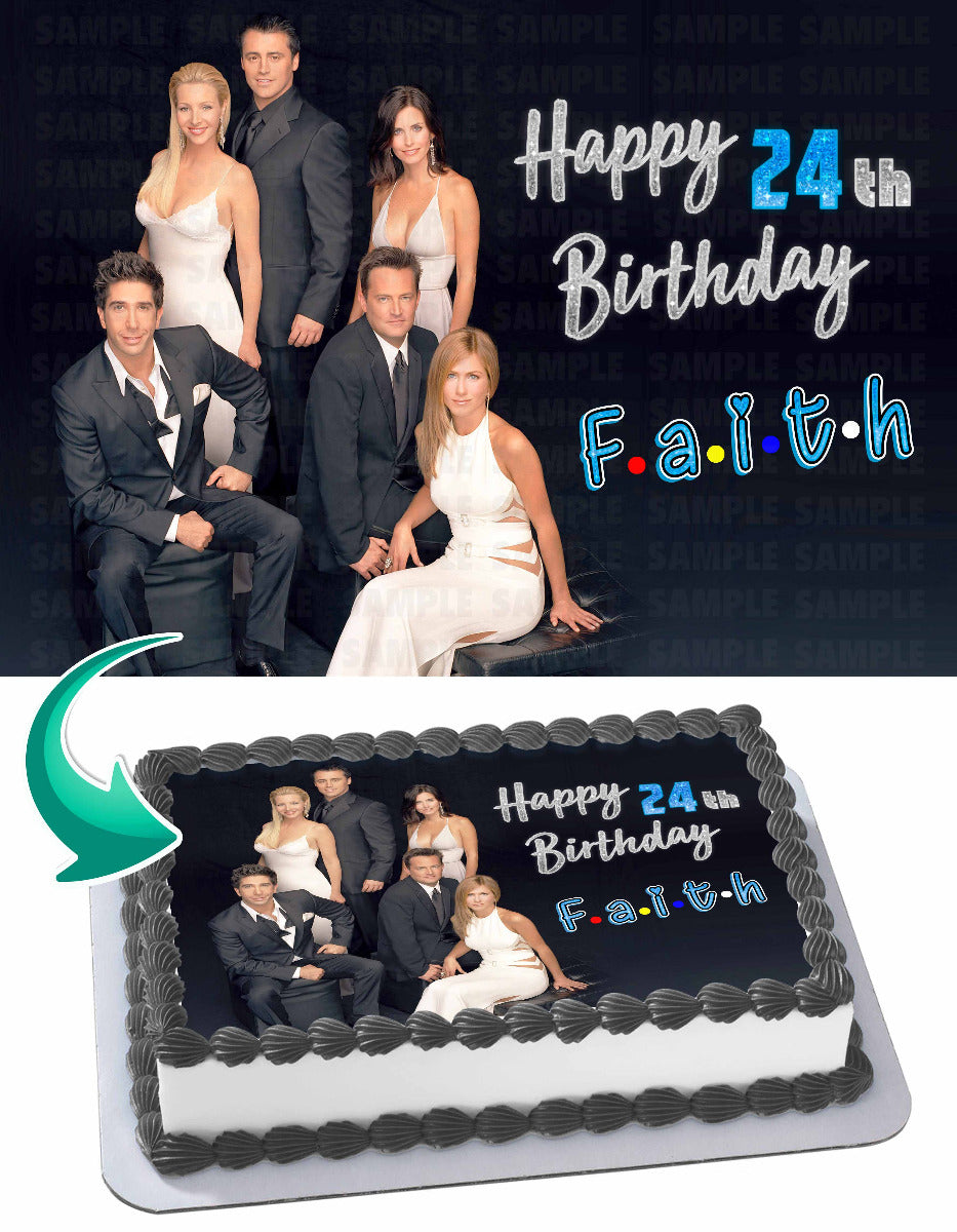 Friends TV Show Edible Cake Toppers – Ediblecaketopper