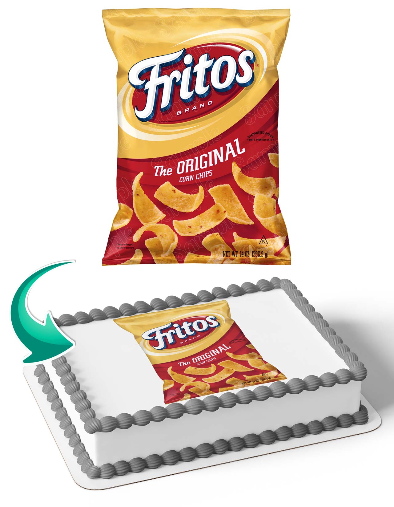 Fritos Chips Cake Deco Edible Cake Toppers – Ediblecaketopper