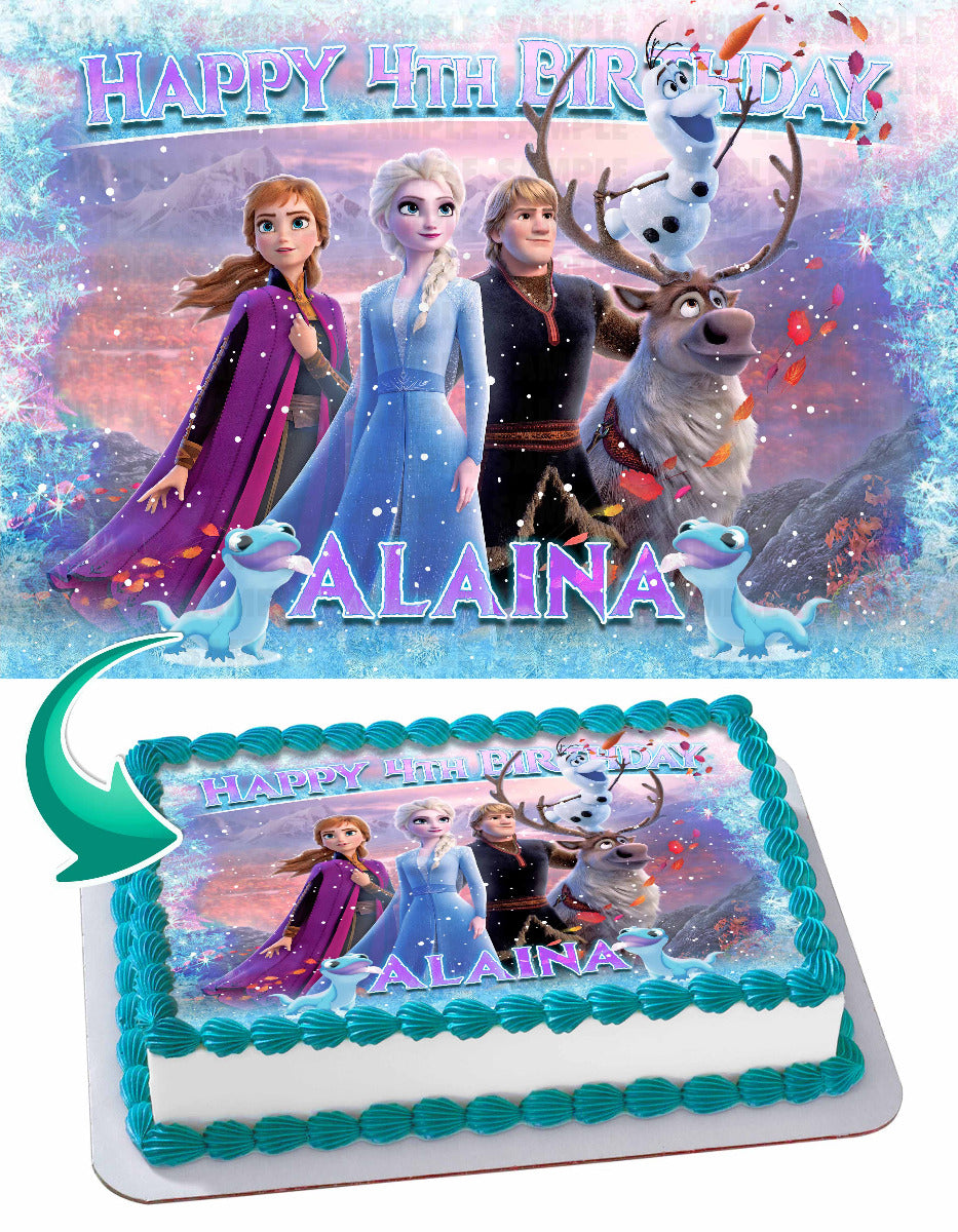 Frozen Edible Cake Toppers – Ediblecaketopper