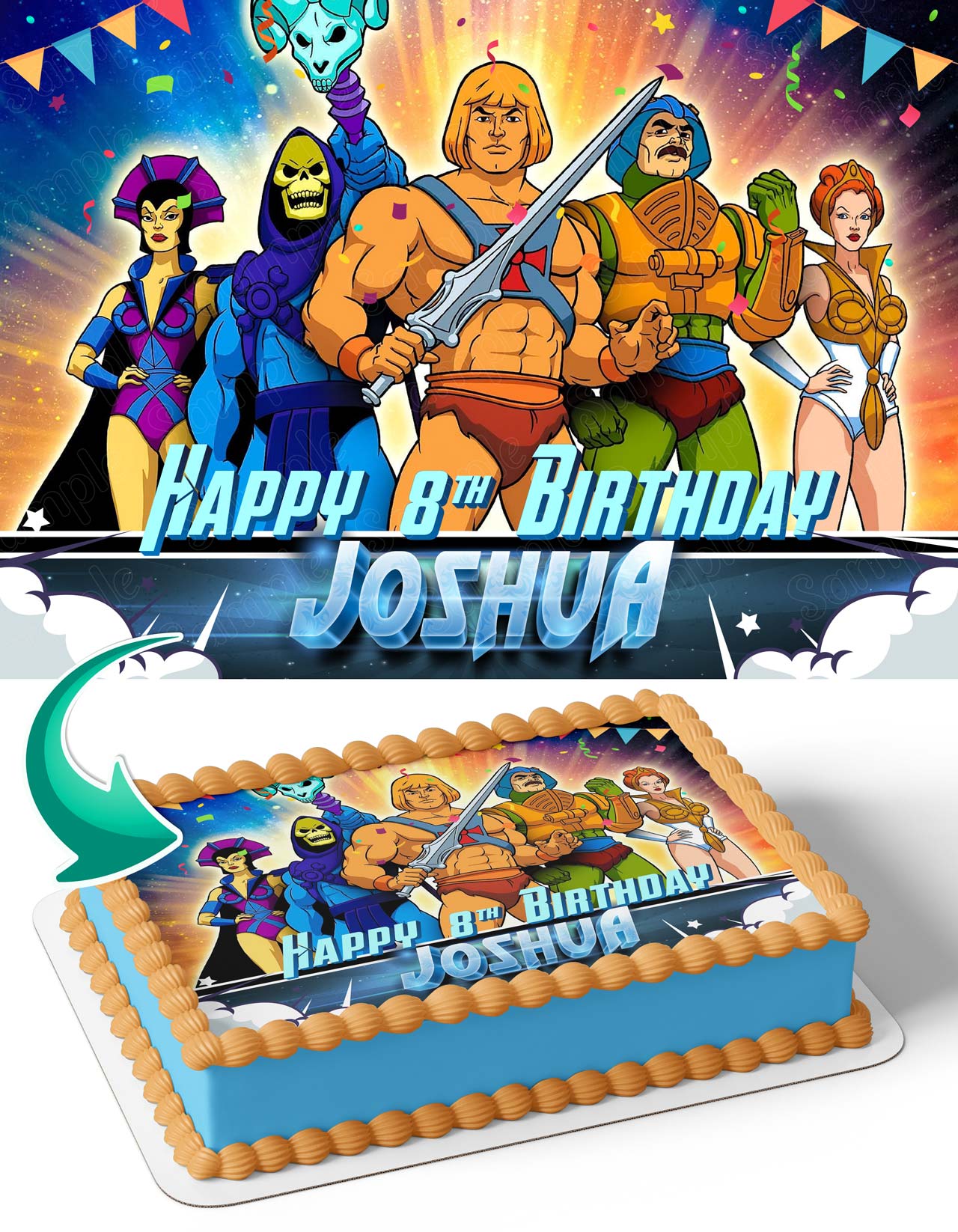 HeMan and the Masters of the Universe Edible Cake Toppers ...