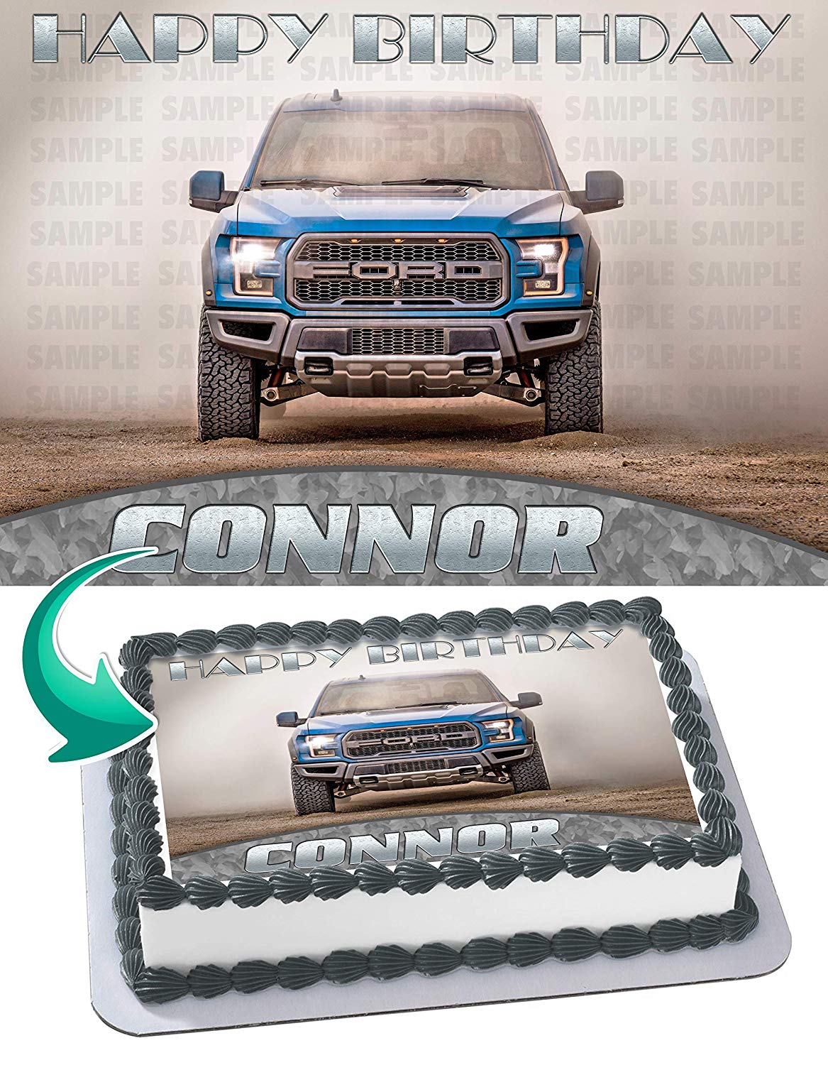 Ford F150 Edible Cake Toppers – Ediblecaketopper