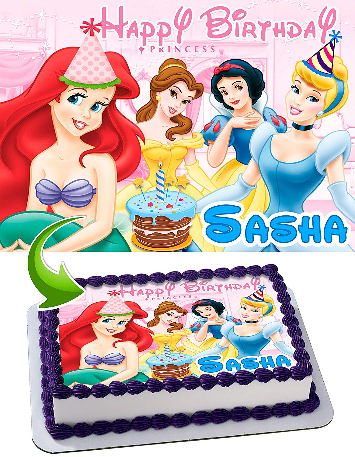 Princess Edible Cake Toppers – Ediblecaketopper