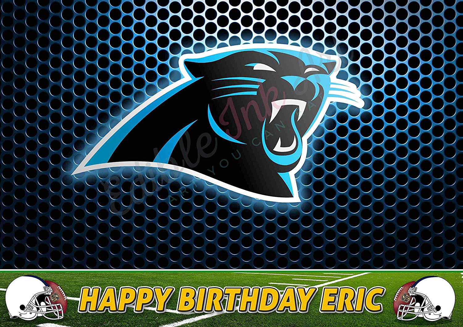 Carolina Panthers NFL Edible Cake Toppers – Ediblecaketopper